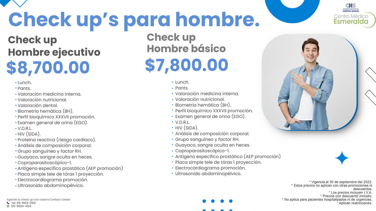 Paquetes y promociones - Centro Médico Esmeralda - CHS